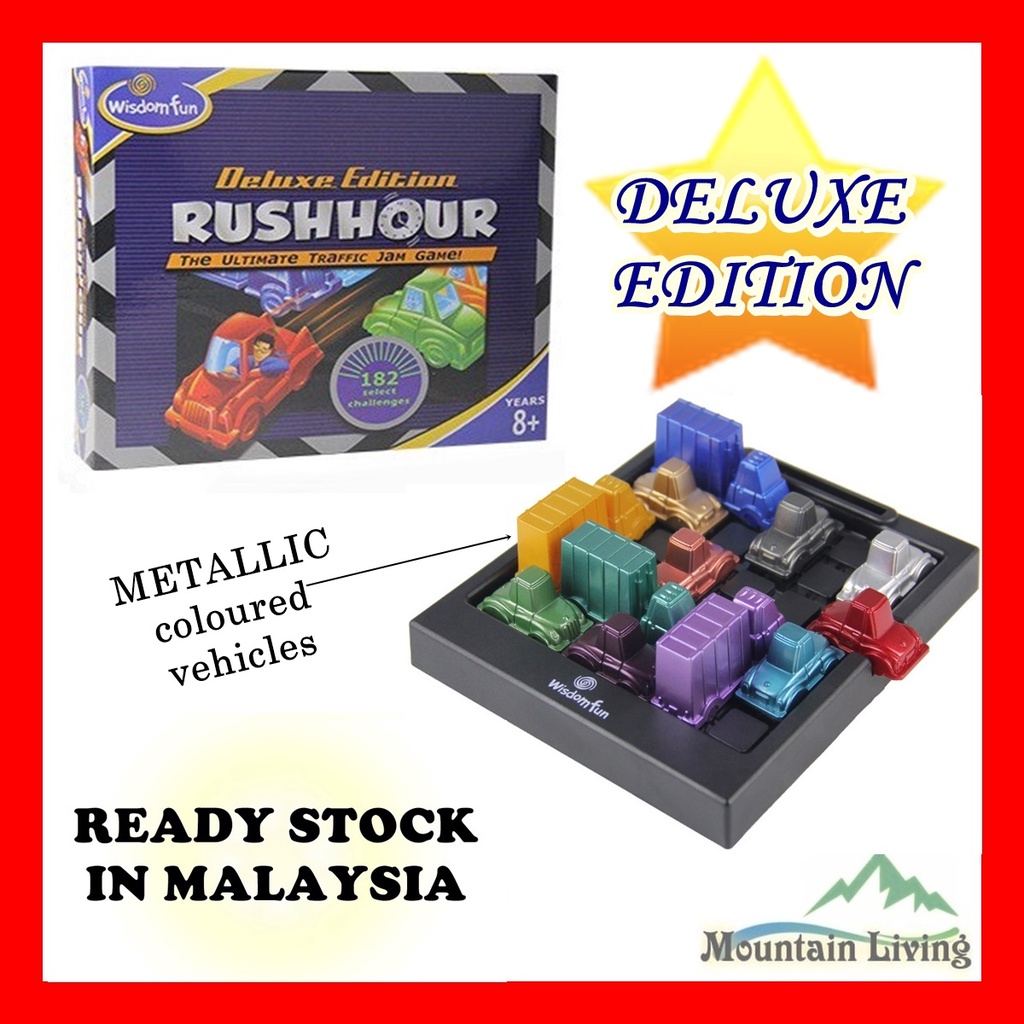 RUSH HOUR DELUXE EDITION Metallic Coloured Vehicles Think Logically ...