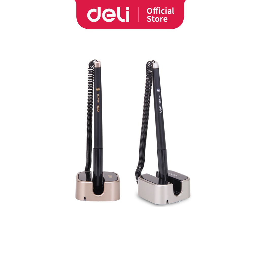 Bundle of 2 Deli Desk Pen Stand/Counter Pen E6797 | Shopee Singapore