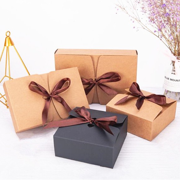 DIY Ribbon Gift Box ~ Handmade Multi-Size Gift Box Candy Wedding Cake ...