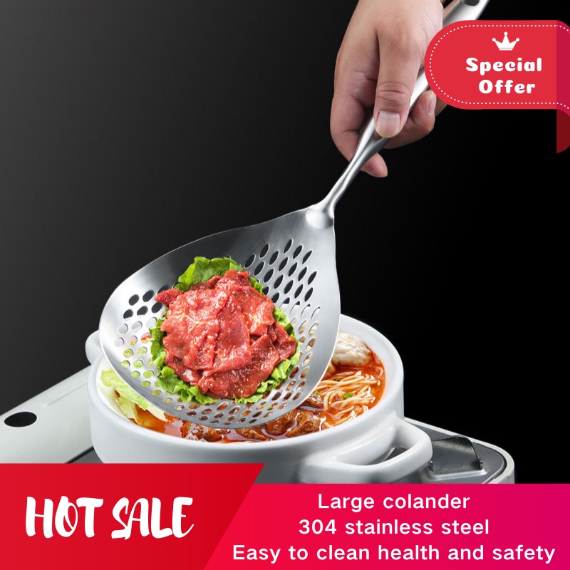 Professional Restaurant Colander for Home - 304 Stainless Steel Pasta ...