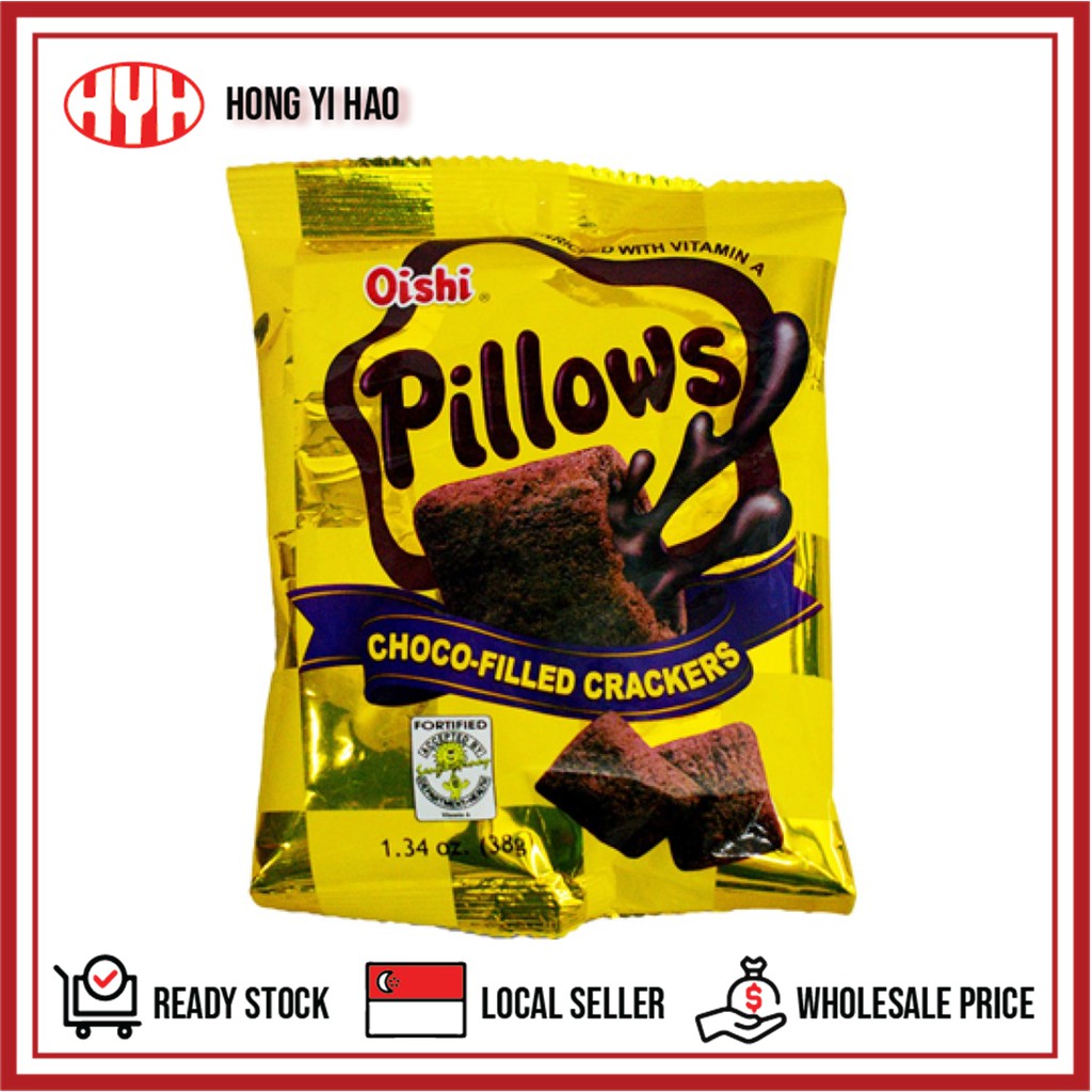 Oishi Pillows Chocolate Cracker (25x38g) | Shopee Singapore