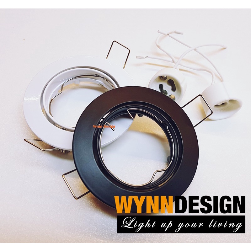 Wynn Design Eyeball Casing GU10 Holder Single Eyeball Recessed ...