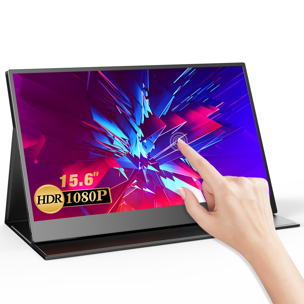 UPERFECT 15.6 "Portable monitor 1080P Full HD touchscreen USB-Powered ...