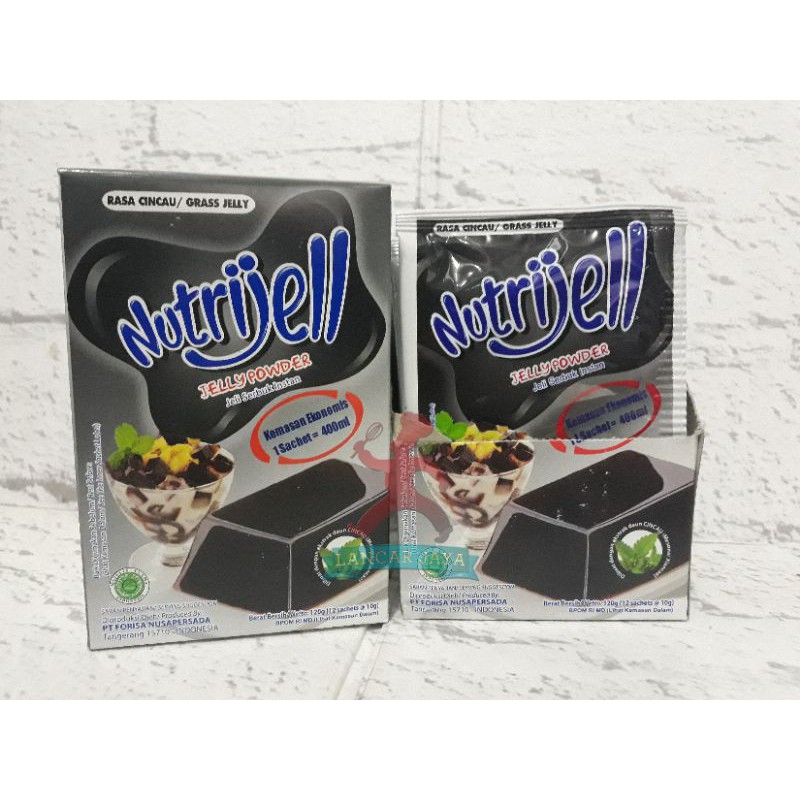 Nutrijell Eco Cincau box/Jelly Powder Instant Cincau Flavor 10gr (1 box ...