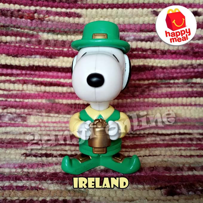 Mcdo Happy Meal Toy Snoopy World Tour - IRELAND | Shopee Singapore