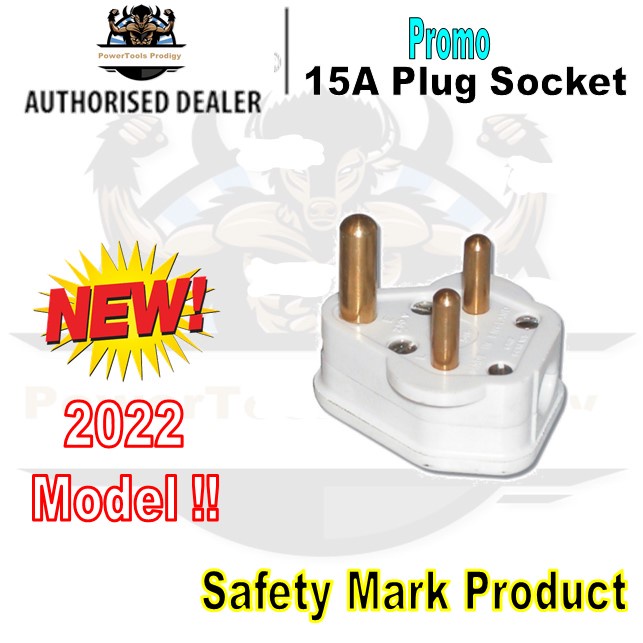 15A TOP PLUG 3 ROUND PIN AC HOUSEHOLD PLUG WITH SINGAPORE SAFETY MARK ...