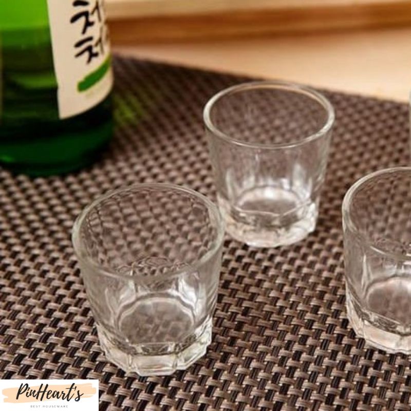 ESPRESSO SLOKI SOJU SHOT GLASSES 5x5cm CONTENTS 6PCS | SOJU Glass ...