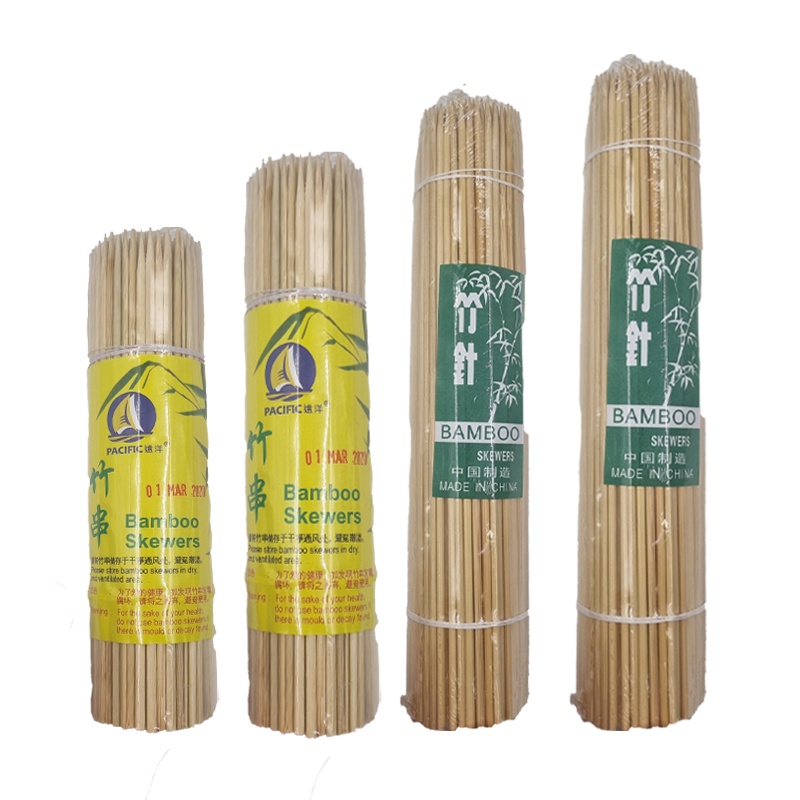 🇸🇬🚚 BBQ Satay Sticks / Skewer 100PCS | Disposable Straw 100PCS | Wooden ...