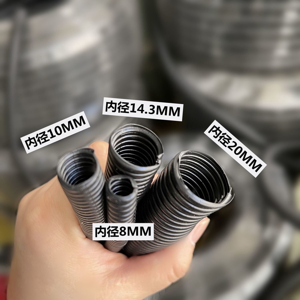 Car opening modification circuit snakeskin spiral corrugated instlated ...