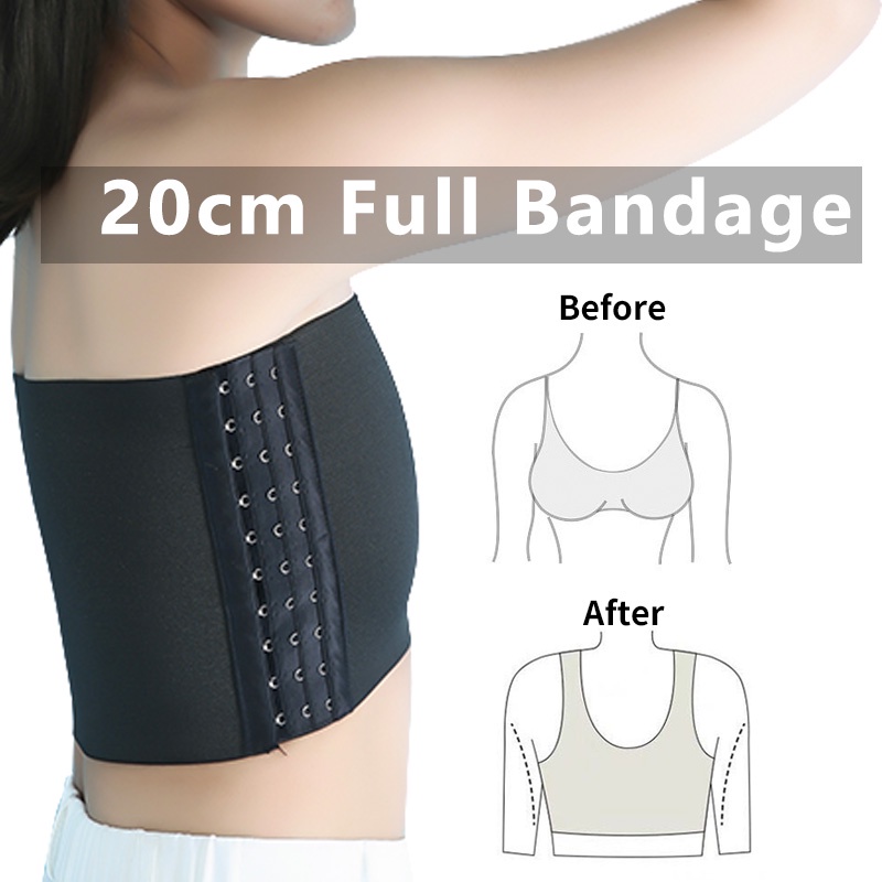 28-53 Inches Bust Size Full Bandage Tube Chest Binder Tomboy Binder Bra ...