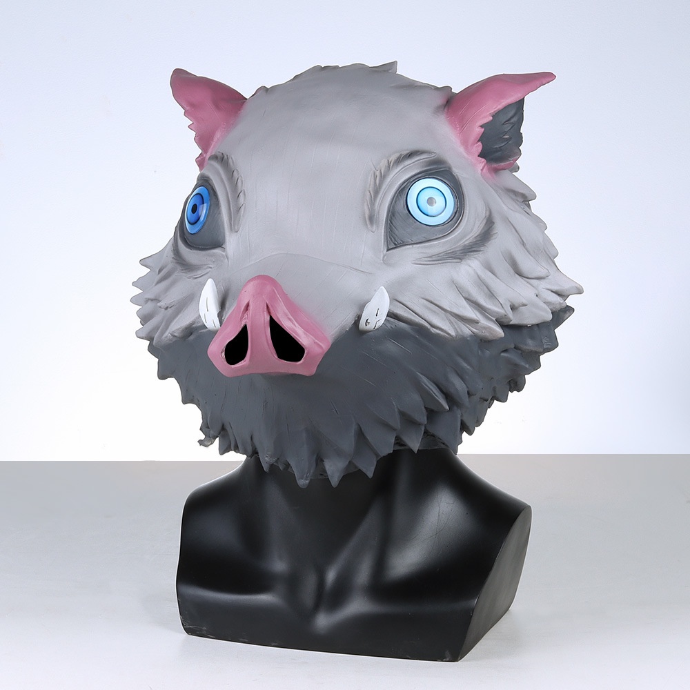 Tol-52 kimetsu no yaiba inosuke pig mask latex rubber demon slayer ...