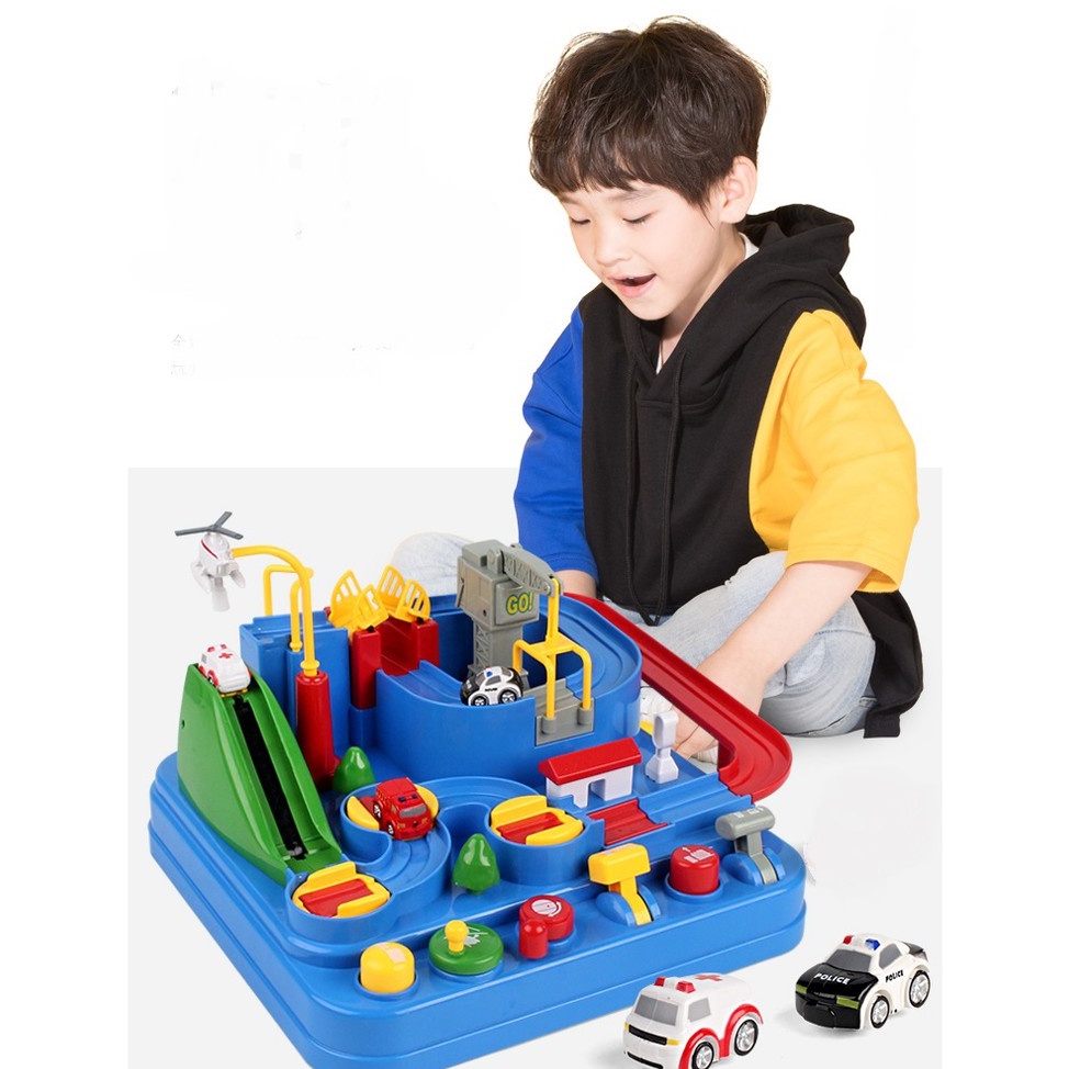 (SG Next Day Ship)Kids Educational Toy Car Parking Game Car Adventure ...