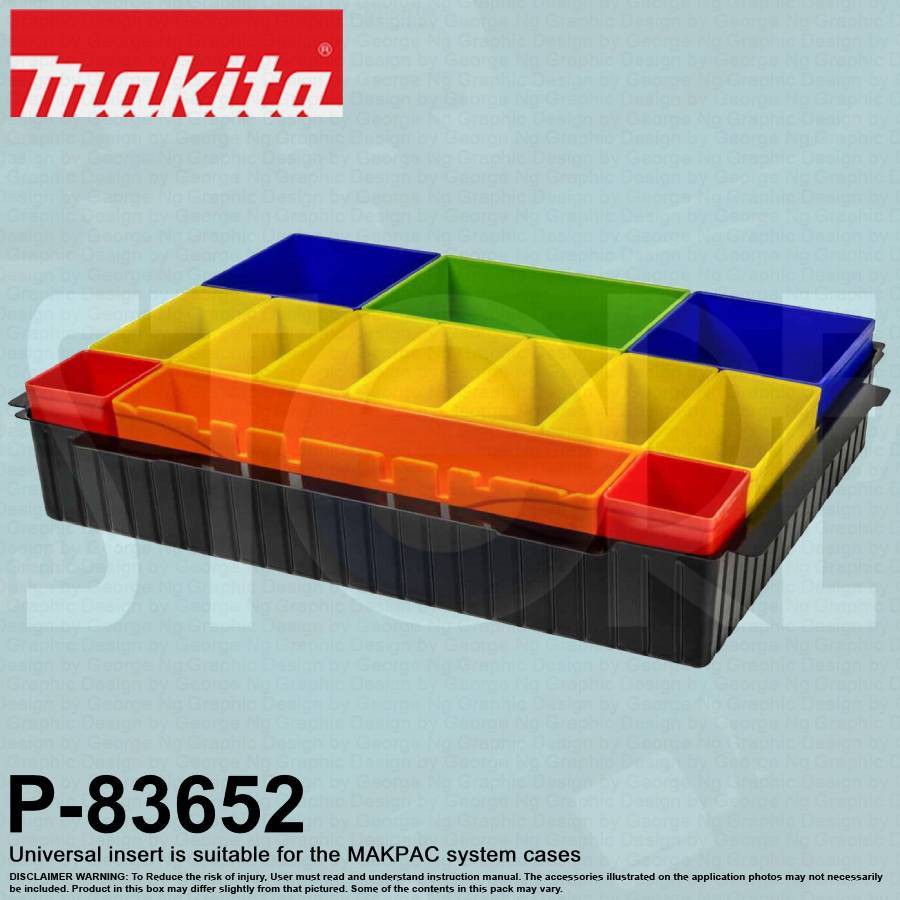 MAKITA Tray Part No. P-83652 and P-83674 for Toolbox | Shopee Singapore
