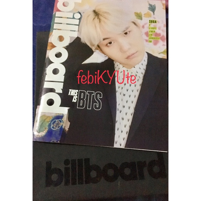 Billboard Magazine - Bts Special Edition (suga Cover) | Shopee Singapore