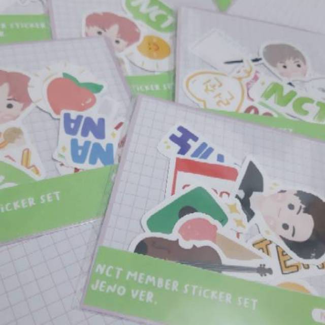 Nct Member Sticker Set (Cutting ver.) | Shopee Singapore
