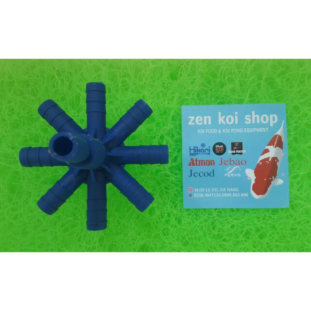 OXY 6 & 8-branch splitter connecting Nano Tube water oxygen diffuser ...