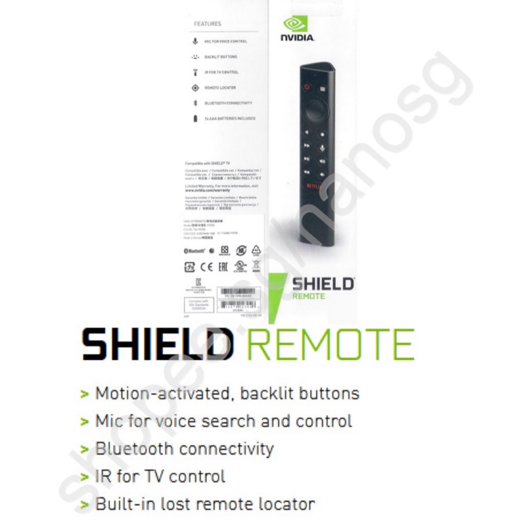 [Extra] Retail Pack Official Shield 2019 Remote for NVIDIA SHIELD ...