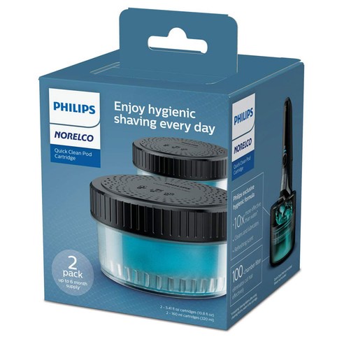 Philips Norelco Quick Clean Pod Cartridge 2 Pack | Shopee Singapore
