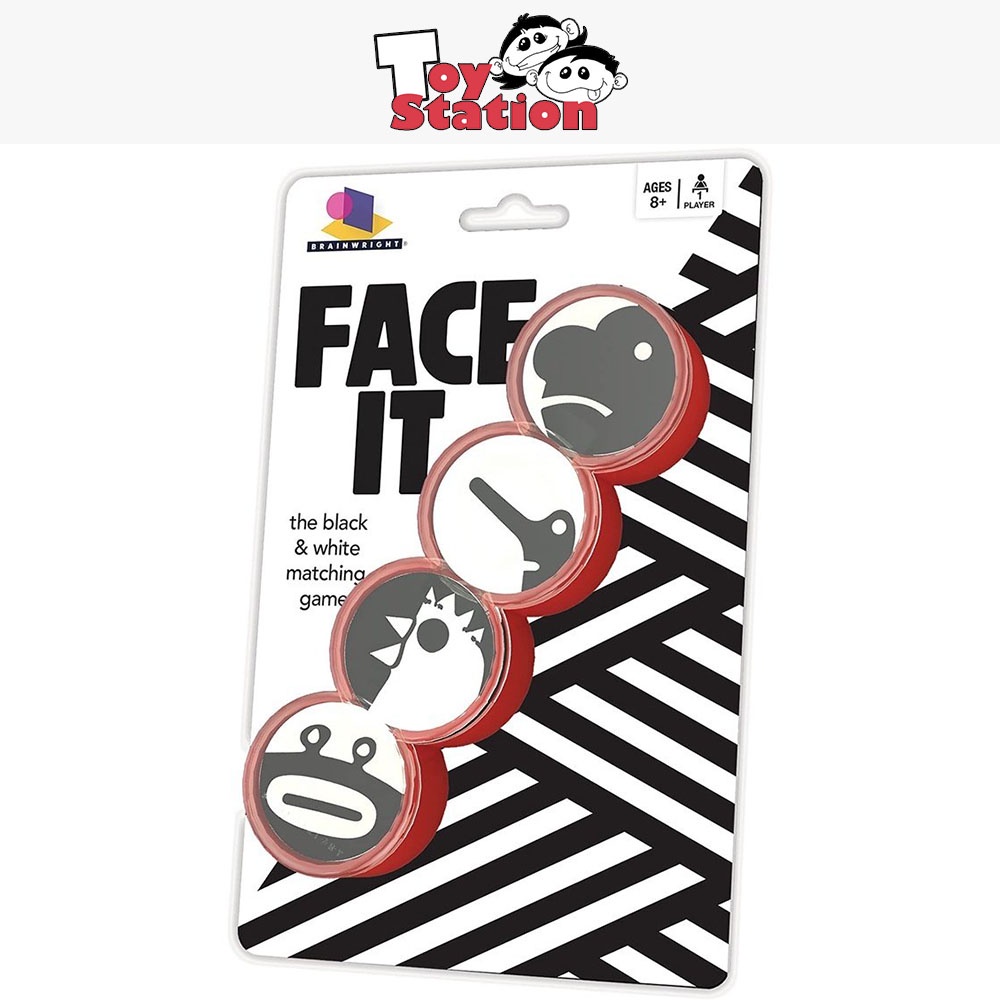 BrainWright Games Face It The Black and White Matching Game | Shopee ...