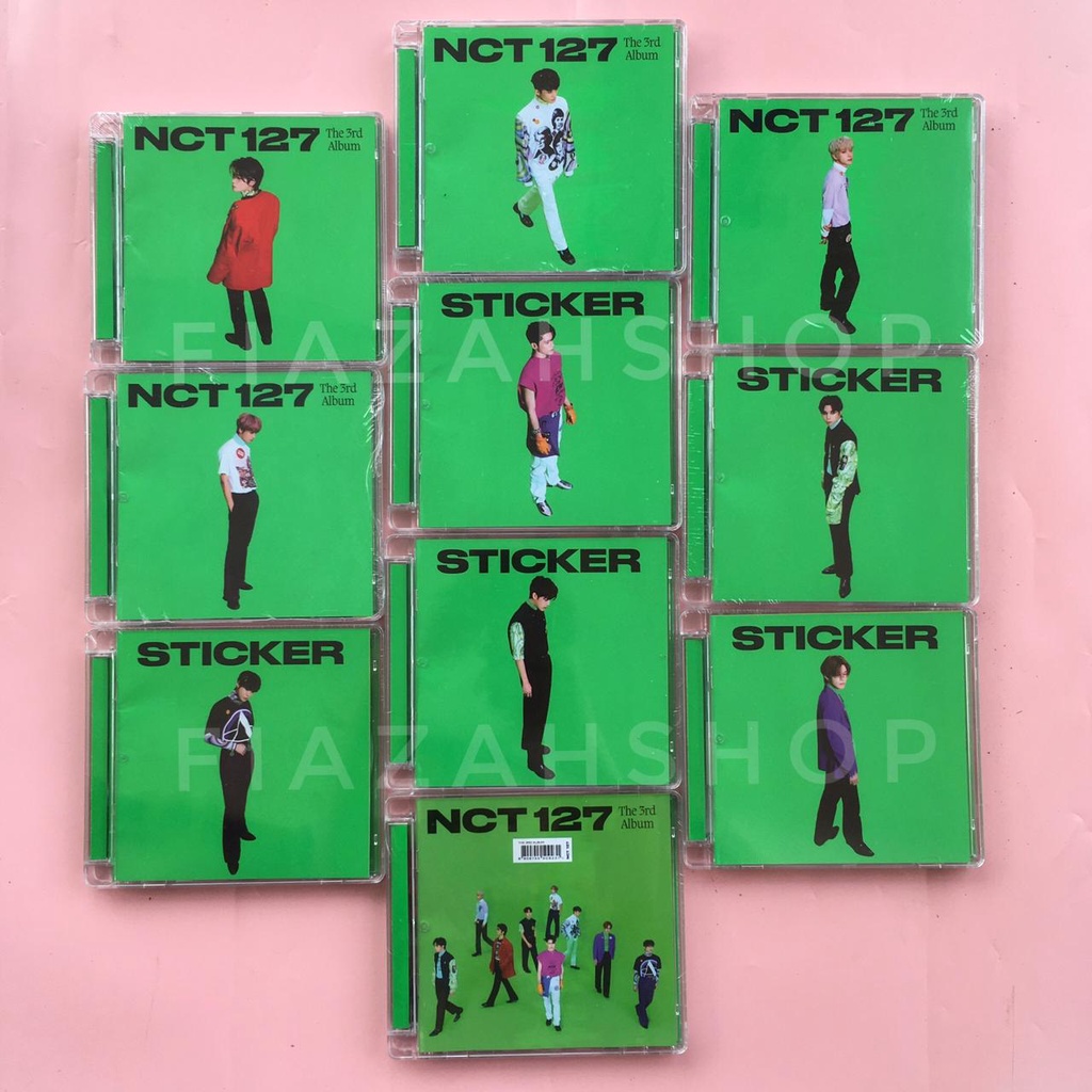 [Ready] Album NCT 127 STICKER JEWEL CASE SEALED SELECT POSTER COVER ...