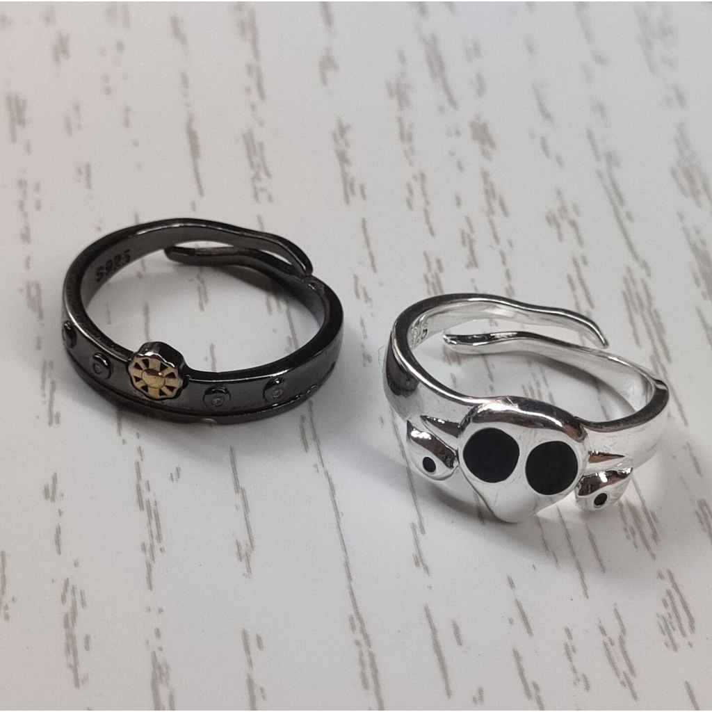 Hanako-kun and Yashiro Nene Ring 925 Silver Anime Peripheral Ring ...