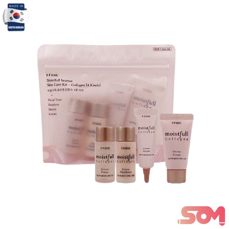 [ETUDE House] Moistfull Collagen Intense Skin Care Kit [4kinds] - EXP 1 ...