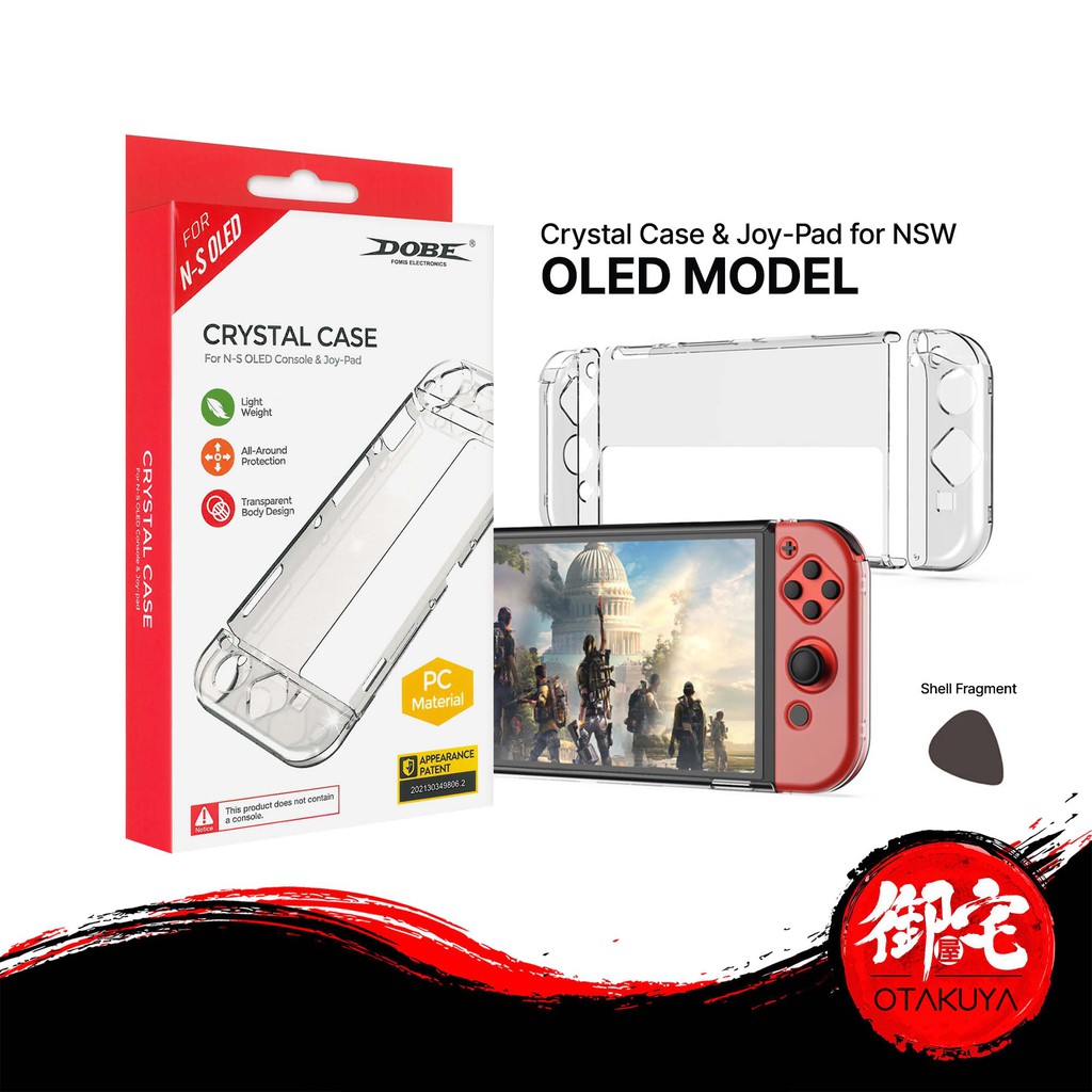 DOBE Nintendo Switch OLED Model Crystal Case - Transparent | Shopee Singapore