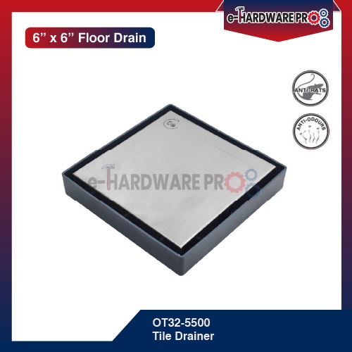 Stainless Steel Floor Grating Floor Trap Anti Cockroach ABS Base For 5 ...