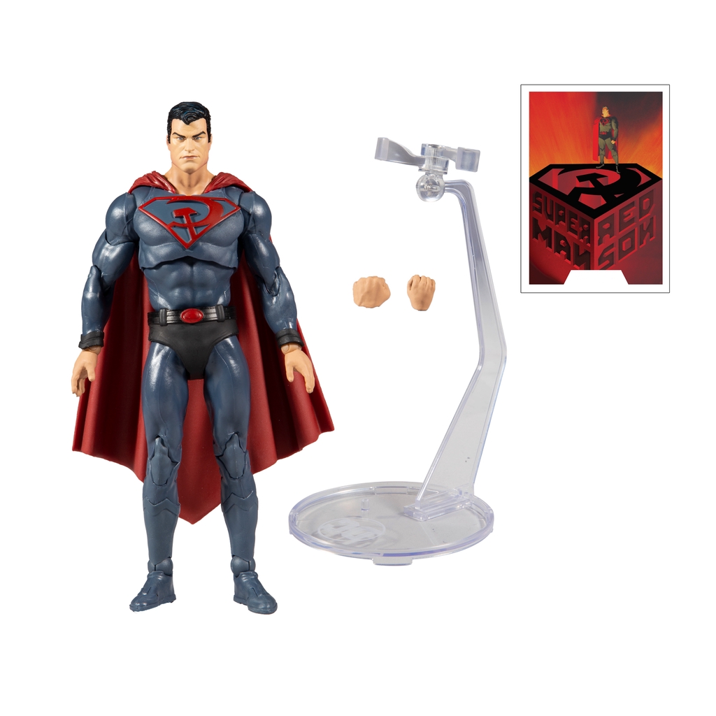 DC Multiverse 7" Figures - Red Sun Superman Variant | Shopee Singapore