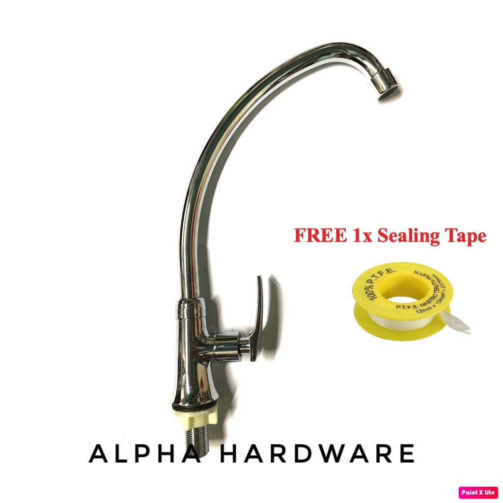 Water tap Kepala Paip Sink Sink Pilar Pillar Metal Logam Laco | Shopee ...