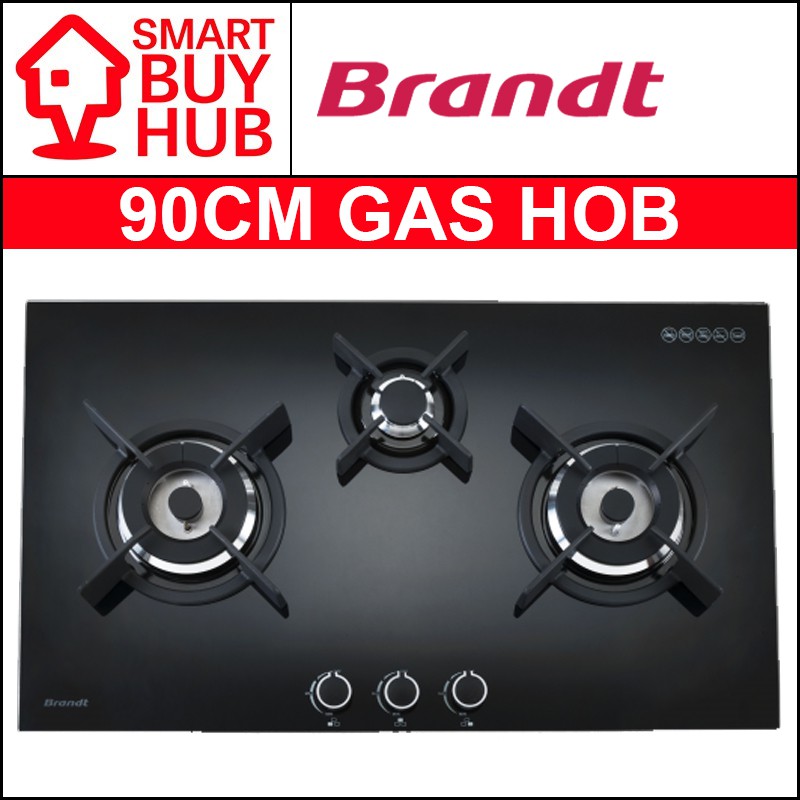 BRANDT TG1493B 86CM 3-BURNER GLASS HOB | Shopee Singapore