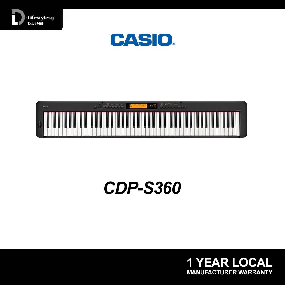 Casio CDP-S360 Compact Series Keyboard | Shopee Singapore