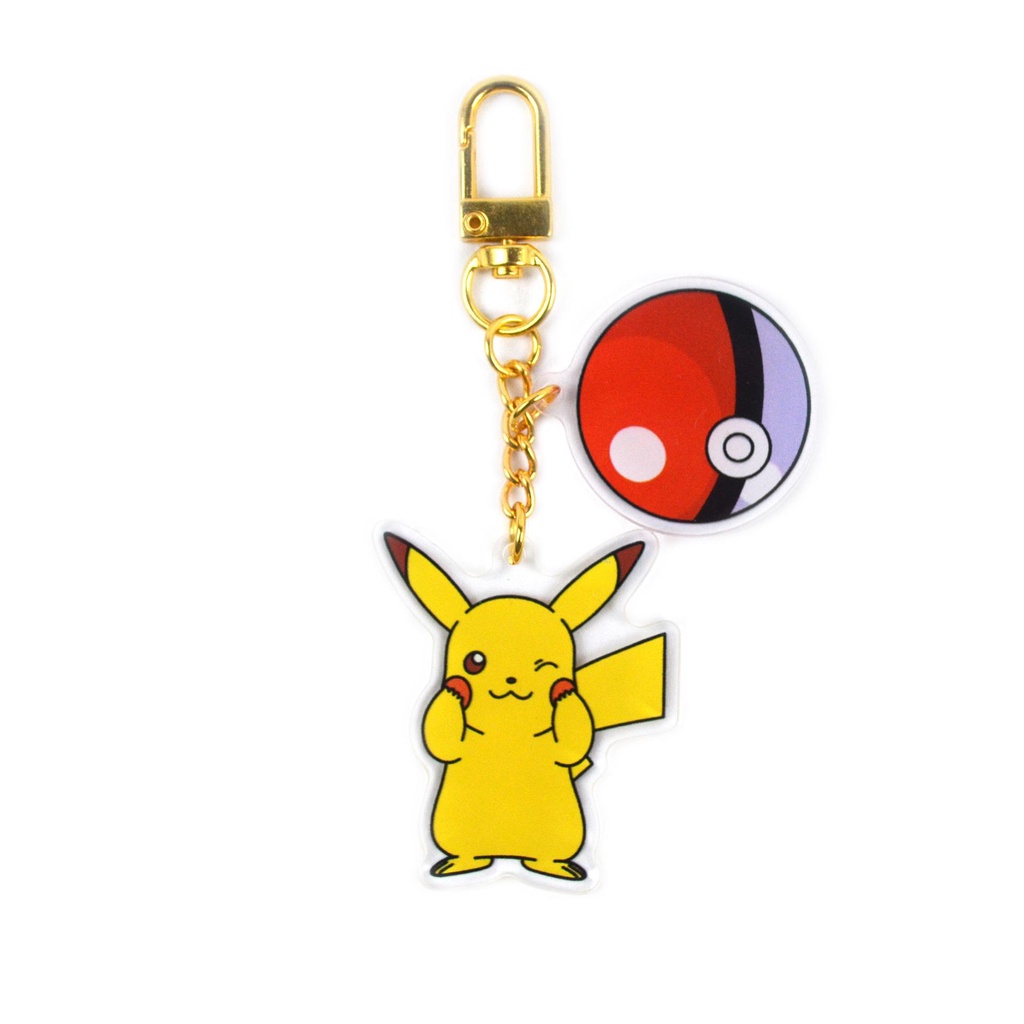 Pokemon Keychain Eevee Pikachu Chimchar Scorbunny Charizard Piplup ...
