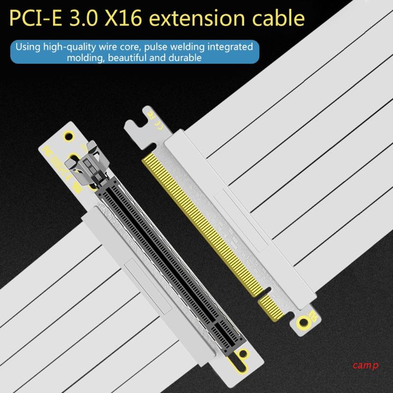 camp PCIe 3.0 x16 Extension Cable 16x Riser Extender For Graphics ...