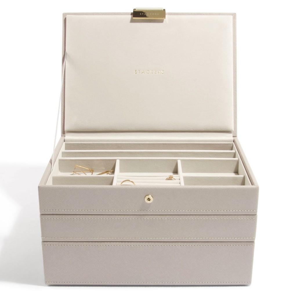 STACKERS Classic 3-in-1 Jewellery Organiser Box Set (Personalisable) | Shopee Singapore