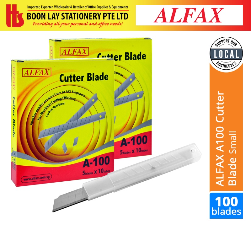 ALFAX A100 Cutter Blade (5 blades per tube) | Shopee Singapore