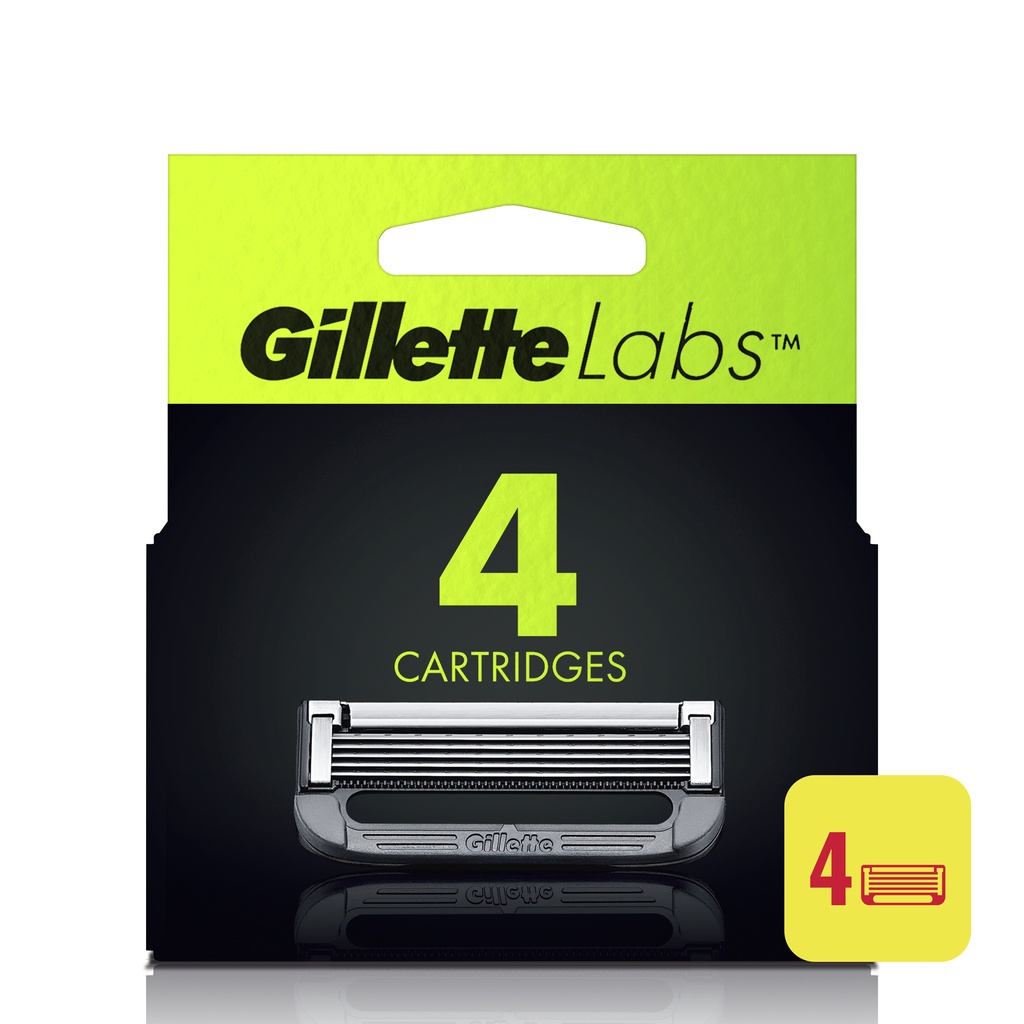 [Bundle of 2] Gillette Labs with Exfoliating Bar 1 Handle + 9 Refills ...