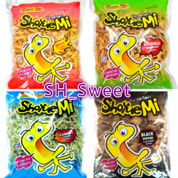 1kg Shoyuemi Snek Ku Spicy Seaweed Black Pepper Samba Snekku 大嘴巴 ...