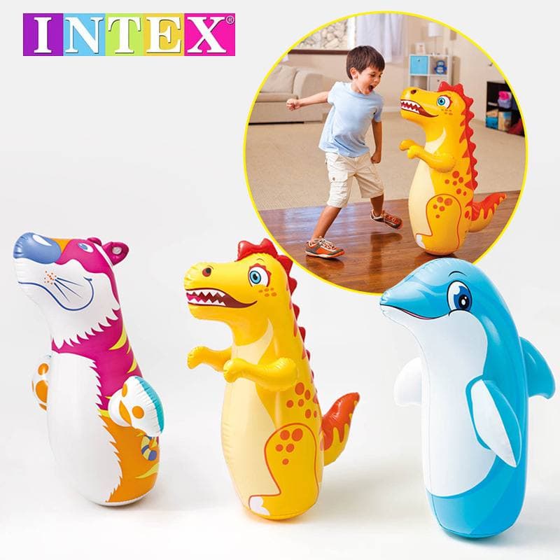 Intex 44669 Inflatable Animal 3D Bop Bag With Sand Base Punching Bag ...