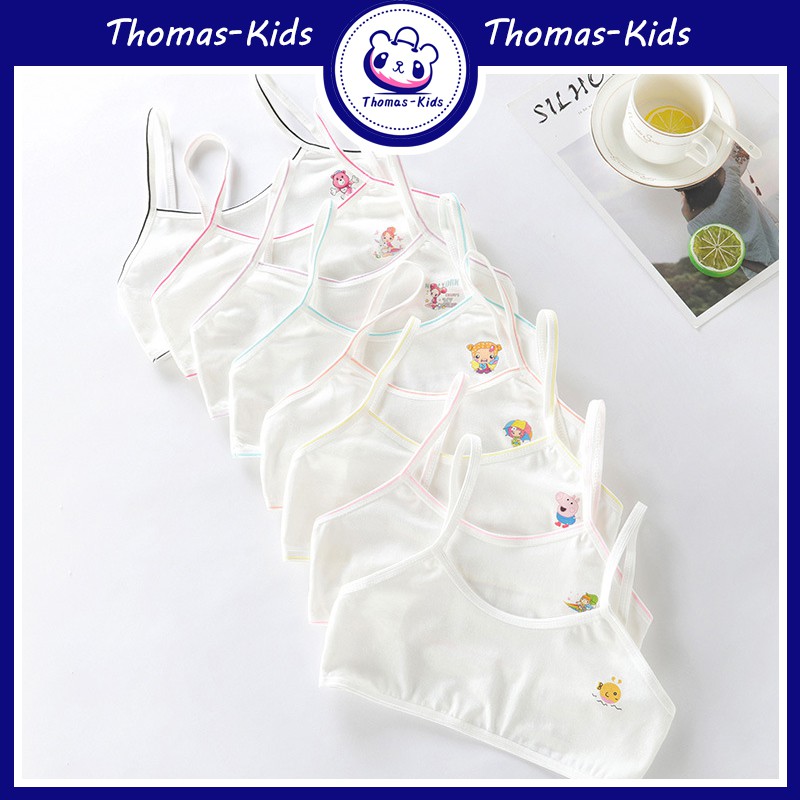 [THOMAS KIDS] 8-16 Yrs Teenage Kid Girl Bra Soft Thin Breathable Cotton ...