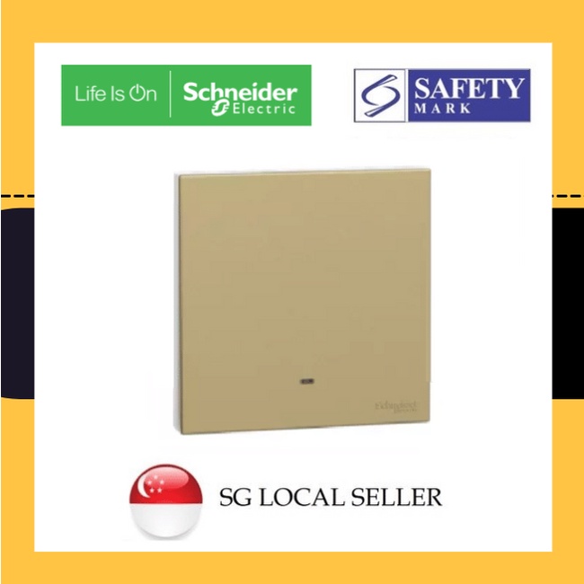 Schneider Avataron C Switch Socket Wine Gold Dark Grey White Landed Condo BTO HDB TML | Shopee ...