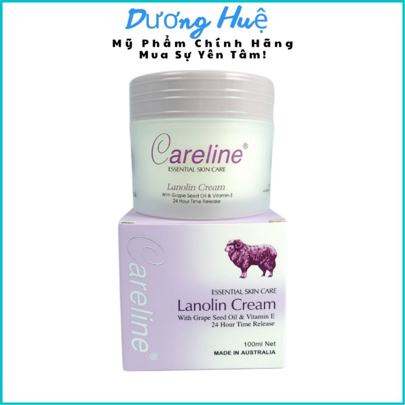Careline Lanolin Cream Moisturizes, Reduces Wrinkles 100ml (Genuine ...