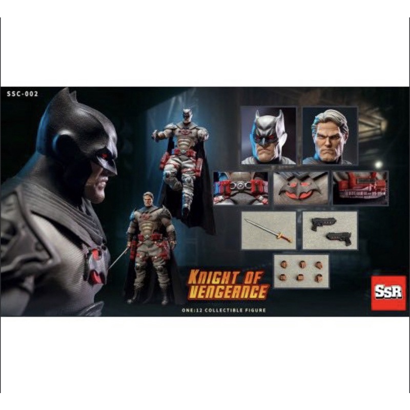 SSR Studio SSC-002 1/12 Knight of Vengeance action figure Batman (Not ...