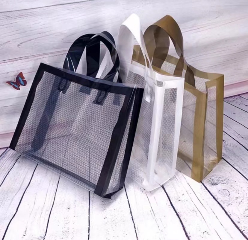 (+-50pcs) Gold Frame Fancy Shopping Bag Tote Bag Cosmetic Bag Bag ...