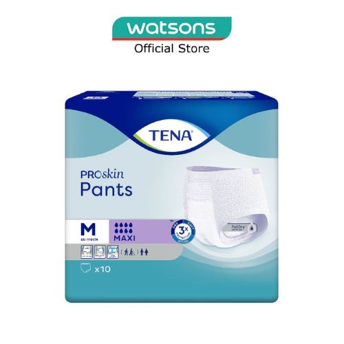 TENA PROskin Pants Maxi Adult Diaper Size M (For 80cm - 110cm) 10s | Shopee Singapore
