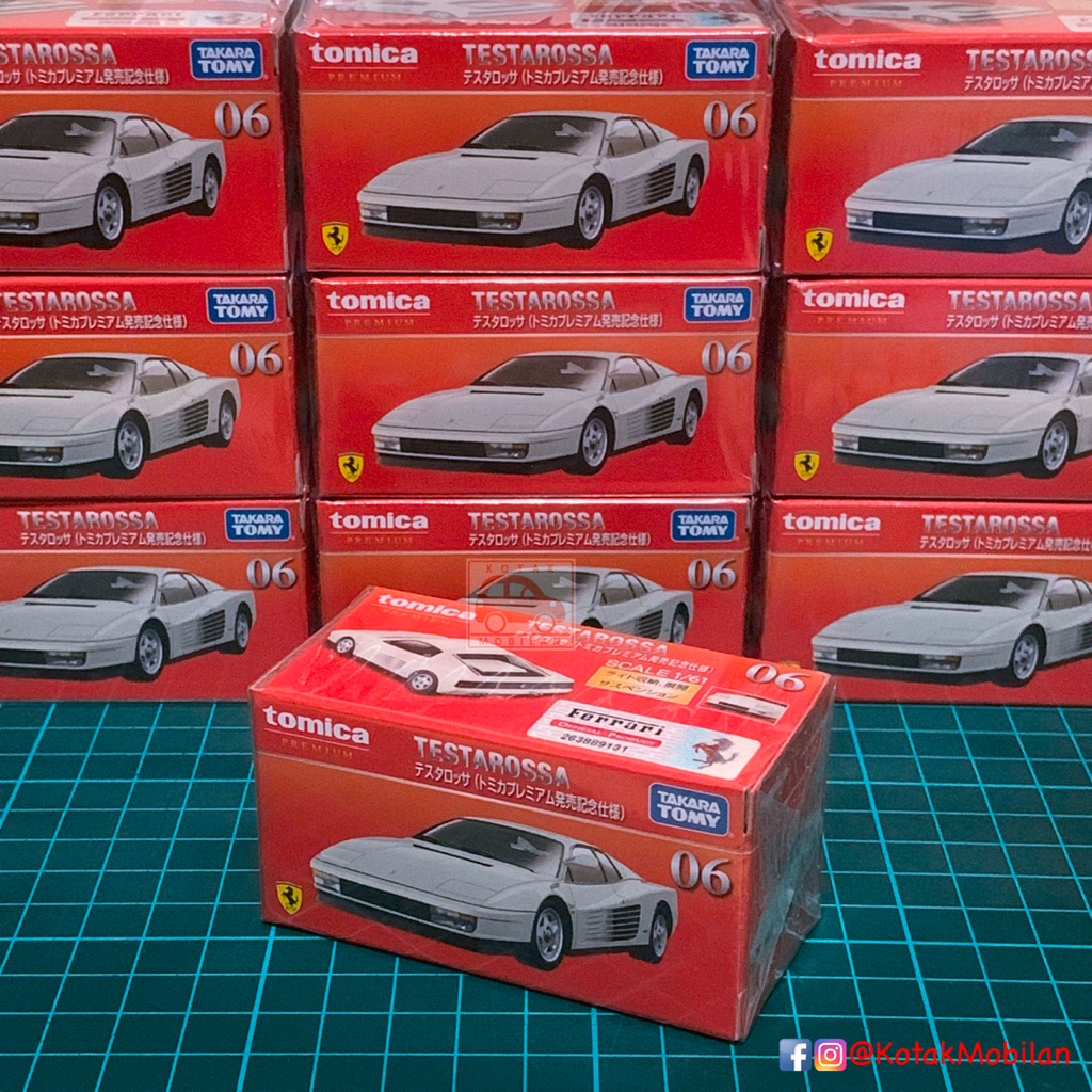 TOMICA PREMIUM 06 - TESTAROSSA (ANNIVERSARY) | Shopee Singapore