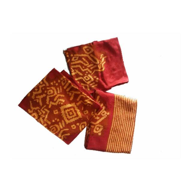 1 Package of Lontara Batik Silk Weaving (Serambit/Suami Wife/Couple ...