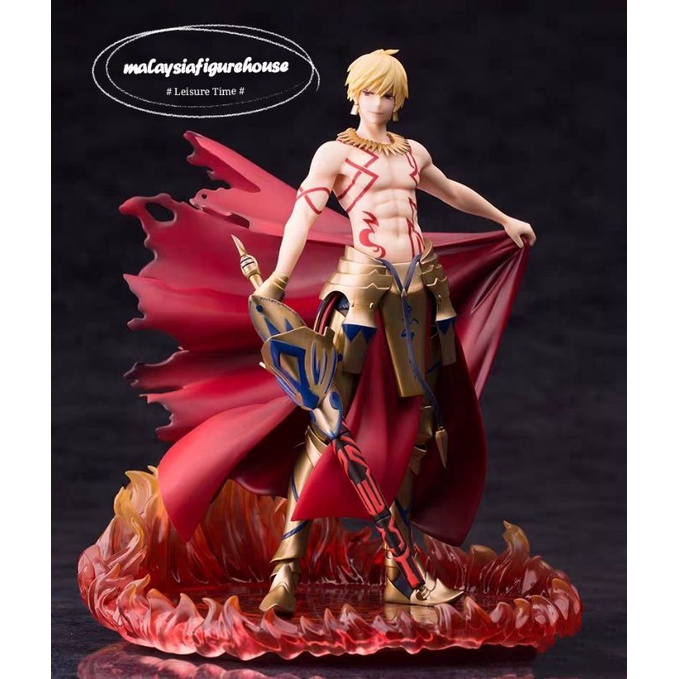 26CM ANIME FATE STAY NIGHT FGO GILGAMESH SABER BOOTLEG FIGURE STATUE ...