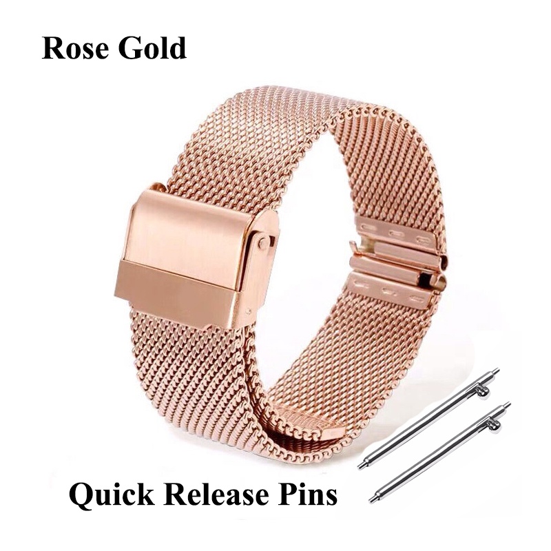 Quick Release Milanese Watch Strap Classic Fine Mesh Watch Strap ...