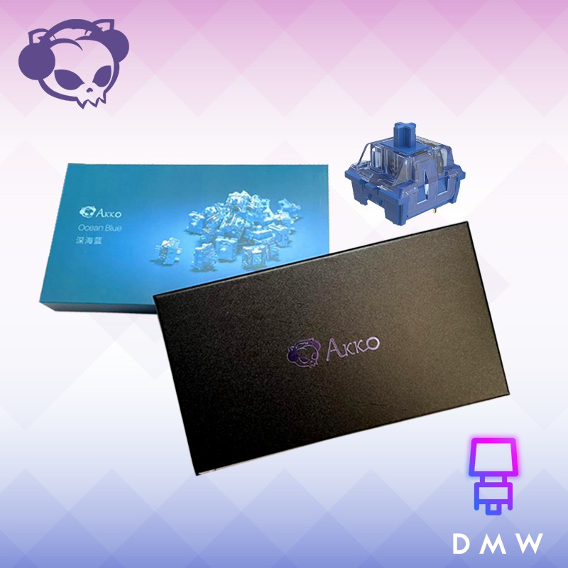 Akko CS Ocean Blue Switch, Mechanical Keyboard Switch (45pcs) | Shopee ...